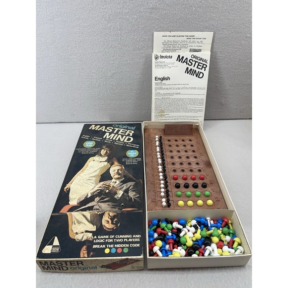 Invicta | Games | Vintage 972 Master Mind Board Game Original 10 ...